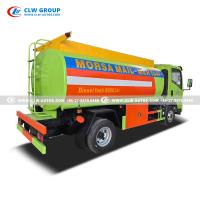 China Sinotruk HOWO 4x2 6,000L Fuel Tanker Truck with PTO-Driven Gear Oil Pump and Optional Fuel Dispenser for sale