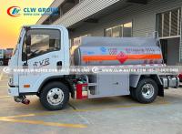 China FAW Jiefang Tiger VR 4x2 2,200L Mini Fuel Tanker with 95-130HP Diesel Engine and Anti-Corrosion Coating for sale
