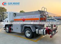 China FAW Jiefang Tiger VR 4x2 2,200L Mini Fuel Tanker with 95-130HP Diesel Engine and Anti-Corrosion Coating for sale