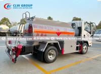 China FAW Jiefang Tiger VR 4x2 2,200L Mini Fuel Tanker with 95-130HP Diesel Engine and Anti-Corrosion Coating for sale