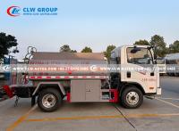 China FAW Jiefang Tiger VR 4x2 2,200L Mini Fuel Tanker with 95-130HP Diesel Engine and Anti-Corrosion Coating for sale