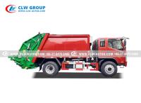 China FAW Jiefang Tiger VH 4x2 8m³ Compactor Garbage Truck with PLC Hydraulic Control and High-Pressure Hydraulic Compaction for sale
