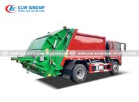 China FAW Jiefang Tiger VH 4x2 8m³ Compactor Garbage Truck with PLC Hydraulic Control and High-Pressure Hydraulic Compaction for sale