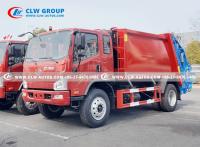 China FAW Jiefang Tiger VH 4x2 8m³ Compactor Garbage Truck with PLC Hydraulic Control and High-Pressure Hydraulic Compaction for sale