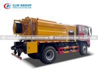China FAW Jiefang Tiger VH 5m³ Sewer Cleaning Vacuum Truck with High-Pressure Jetting and High-Efficiency Vacuum System for sale