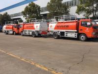 China Dongfeng 5000L Gasoline Delivery Truck 5 Ton Fuel Refill Tanker with Dispenser for sale