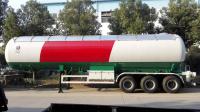 China 25T 56000 Liters LPG Transport Tanker Truck ASME Standard Semi Trailer for sale