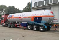 China 30T 62000 Liters LPG Propane Transport Tank Truck Lightweight Design ASME Standard for sale