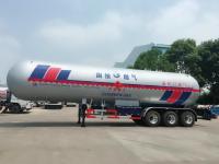 China 30T 62000 Liters LPG Propane Transport Tank Truck Lightweight Design ASME Standard for sale