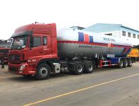 China 30T 62000 Liters LPG Propane Transport Tank Truck Lightweight Design ASME Standard for sale