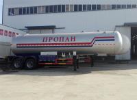 China 20T Propane Transport Trailer 40000 Liter Horizontal Bullet LPG Delivery Tanker for sale