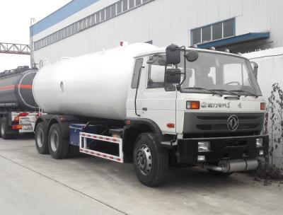 China 20000 Liter 10 Ton LPG Gas Tanker Truck with 210HP Engine and 1.61MPa Design Pressure for sale