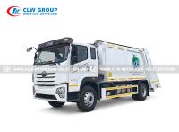China FAW JK6 15m³ Sealed Compaction Bin 260HP Engine Dual Control System Garbage Compactor Truck for sale