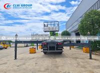 China HOWO 6×6 All-Wheel Drive 45m Working Height Aerial Work Truck with 360° Continuous Rotation for sale
