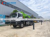 China HOWO 6×6 All-Wheel Drive 45m Working Height Aerial Work Truck with 360° Continuous Rotation for sale