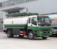 China ISUZU 6000L Diesel Fuel Tanker Truck Q235 Carbon Steel Petrol Delivery 120HP for sale