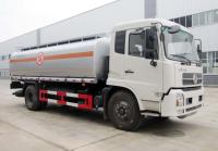 China 14,000L Oil Dispenser Fuel Delivery Truck Q235 Carbon Steel Left Hand Drive for sale