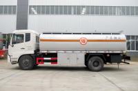 China 14,000L Oil Dispenser Fuel Delivery Truck Q235 Carbon Steel Left Hand Drive for sale