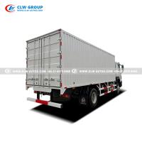 China Sinotruk HOWO 300HP 4x2 Box Cargo Truck with Enclosed Cargo Box – Heavy-Duty Van for Logistics & Freight for sale