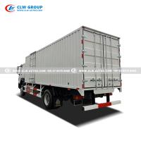 China Sinotruk HOWO 300HP 4x2 Box Cargo Truck with Enclosed Cargo Box – Heavy-Duty Van for Logistics & Freight for sale