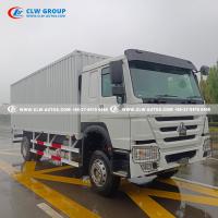 China Sinotruk HOWO 300HP 4x2 Box Cargo Truck with Enclosed Cargo Box – Heavy-Duty Van for Logistics & Freight for sale