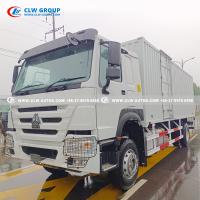 China Sinotruk HOWO 300HP 4x2 Box Cargo Truck with Enclosed Cargo Box – Heavy-Duty Van for Logistics & Freight for sale