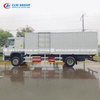 China Sinotruk HOWO 300HP 4x2 Box Cargo Truck with Enclosed Cargo Box – Heavy-Duty Van for Logistics & Freight for sale