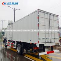 China Sinotruk HOWO 300HP 4x2 Box Cargo Truck with Enclosed Cargo Box – Heavy-Duty Van for Logistics & Freight for sale