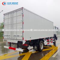 China Sinotruk HOWO 300HP 4x2 Box Cargo Truck with Enclosed Cargo Box – Heavy-Duty Van for Logistics & Freight for sale