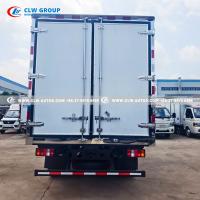 China HOWO RHD 3 Ton Refrigerated Truck with Carrier Supra 550 Independent Cooling Unit for Cold Chain Delivery for sale