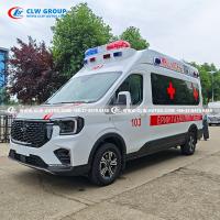China Ford Transit T8 4x2 ICU-Grade Ambulance with Negative Pressure System and Ford 2.3T Diesel Engine for sale