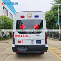 China Ford Transit T8 4x2 ICU-Grade Ambulance with Negative Pressure System and Ford 2.3T Diesel Engine for sale