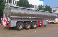 China 42,000L Stainless Steel Vegetable Oil Tank Trailer for Palm Oil Transport - 10,000mm Length, 3 Axles for sale