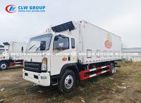 China HOWO 40,000-60,000pcs Capacity Day Old Chick Transport Truck with Constant Temperature Control and Multi-layer Stainless Steel Shelves for sale