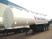 China 48,000L Fuel Oil Tank Semi Trailer with Vapor Recovery for Bulk Fuel Haulage for sale