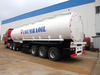China 48,000L Fuel Oil Tank Semi Trailer with Vapor Recovery for Bulk Fuel Haulage for sale