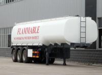 China 50 Ton 60,000 Liter Fuel Tank Semi Trailer for Bulk Petrol Diesel Delivery with Q235B Steel Construction for sale