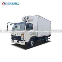 China HOWO 4.2m Refrigerated Truck for Cold Chain Delivery for sale