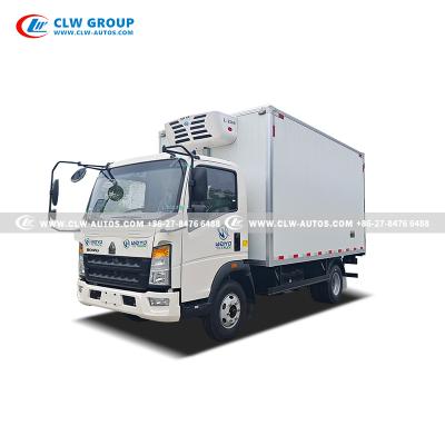 China HOWO 4.2m Refrigerated Truck for Cold Chain Delivery for sale