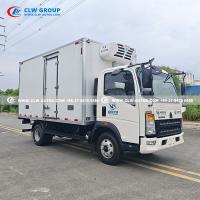 China HOWO 4.2m Refrigerated Truck for Cold Chain Delivery for sale