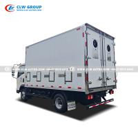China HOWO 4X2 4.2m Day-Old Chick Transport Truck with 20,000 Chick Capacity and Hanxue L-Z560 Refrigeration Unit for sale