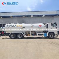 China ISUZU GIGA 6x4 21m³ LPG Bobtail Truck with 380HP Euro VI Engine and Q345R Steel Tank for Propane Delivery for sale