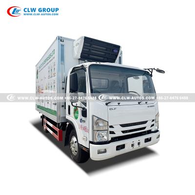 China ISUZU KV100 RHD 20,000-Chick Transport Truck with Carrier Refrigeration and Insulated FRP Cargo Box for sale