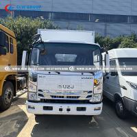 China ISUZU KV600 5-Ton Dry Cleaning Delivery Truck with Insulated Cargo Box and 2-Ton Hydraulic Tailgate for sale