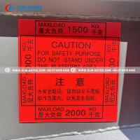 China ISUZU KV600 5-Ton Dry Cleaning Delivery Truck with Insulated Cargo Box and 2-Ton Hydraulic Tailgate for sale