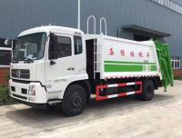 China Rear Loader 12cbm Garbage Compactor Truck Carbon Steel Q235B For Waste Management for sale