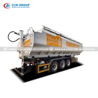 China 66 CBM Animal Bulk Feed Trailer for Poultry and Livestock Feed Transport for sale