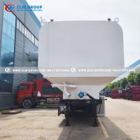 China 66 CBM Animal Bulk Feed Trailer for Poultry and Livestock Feed Transport for sale