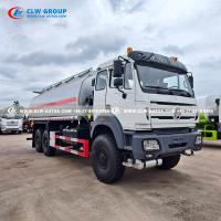 China Beiben 6x6 All-Wheel Drive 20,000L 420HP Fuel Tanker Truck for Off-Road Diesel Bowser for sale