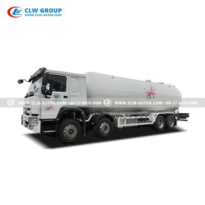 China Sinotruk HOWO 8x4 35.5m³ High-Capacity LPG Bobtail Truck with WEICHAI 365-400HP Engine and Q345R Steel Tank for sale